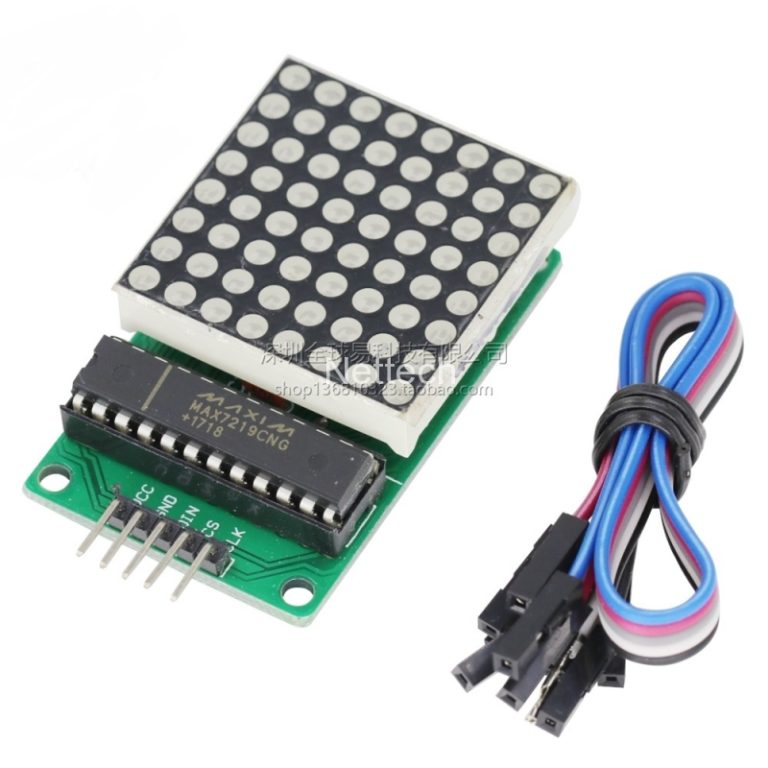 Module mạch hiển thị 1 Led ma trận MAX7219CNG - Điện Tử Rlab